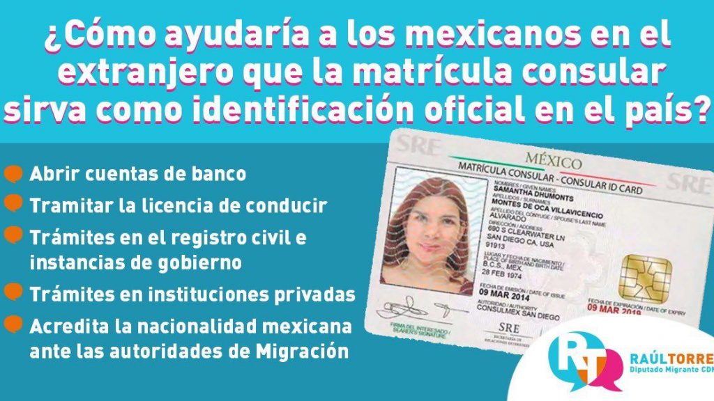 Chilangos ya pueden identificarse con matricula consular – Diario Basta!