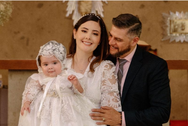 ELDA MARÍA GAMIZ y RAFAEL MERCADANTE CELEBRAN BAUTIZO DE SU HIJA ...