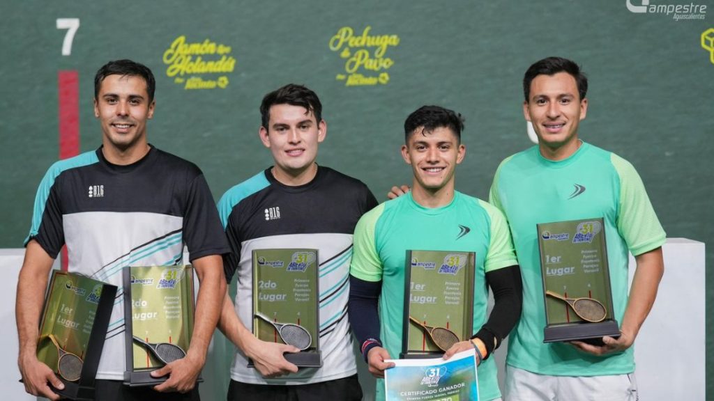 México gana torneo mundial de Frontenis en Femenil y varonil – Diario ...