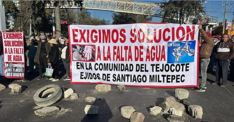Está Toluca harta por la falta de agua; aunque el gobierno prometió ...